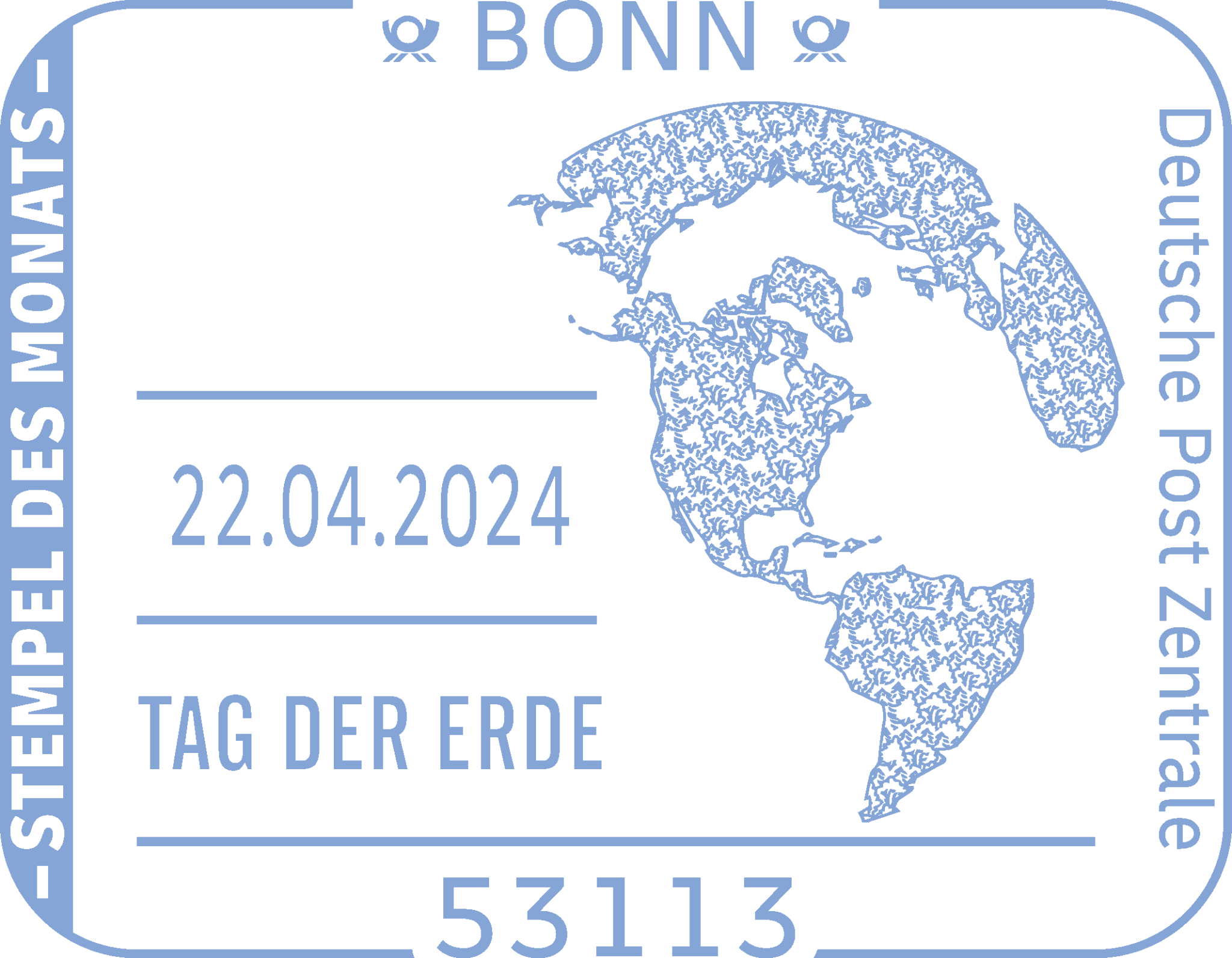 Stempel des Monats April: Tag der Erde - Deutsche Briefmarken-Revue